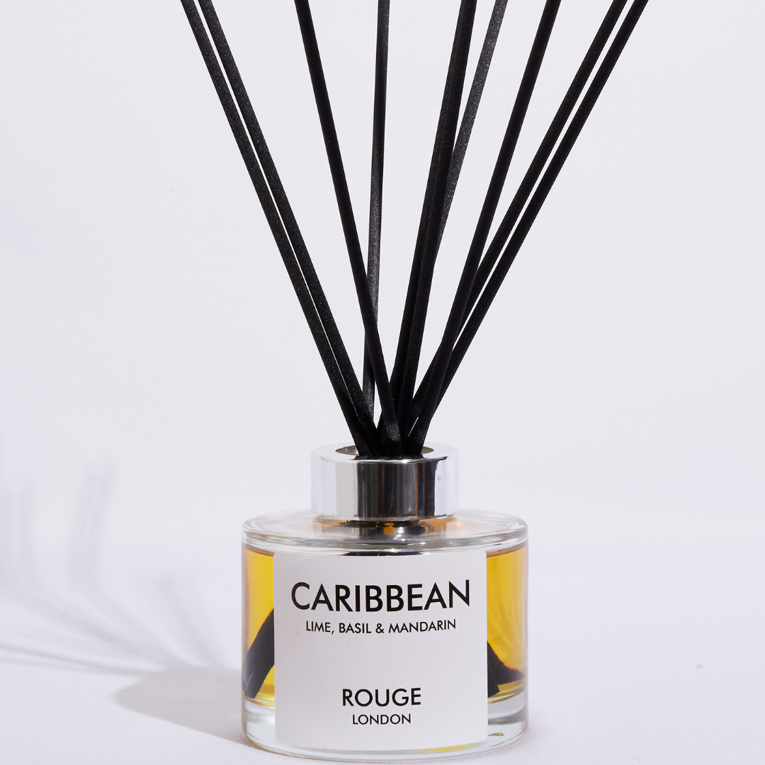 Caribbean Lime Basil Mandarin Luxury Scented Reed Diffuser – Happy Scent Co