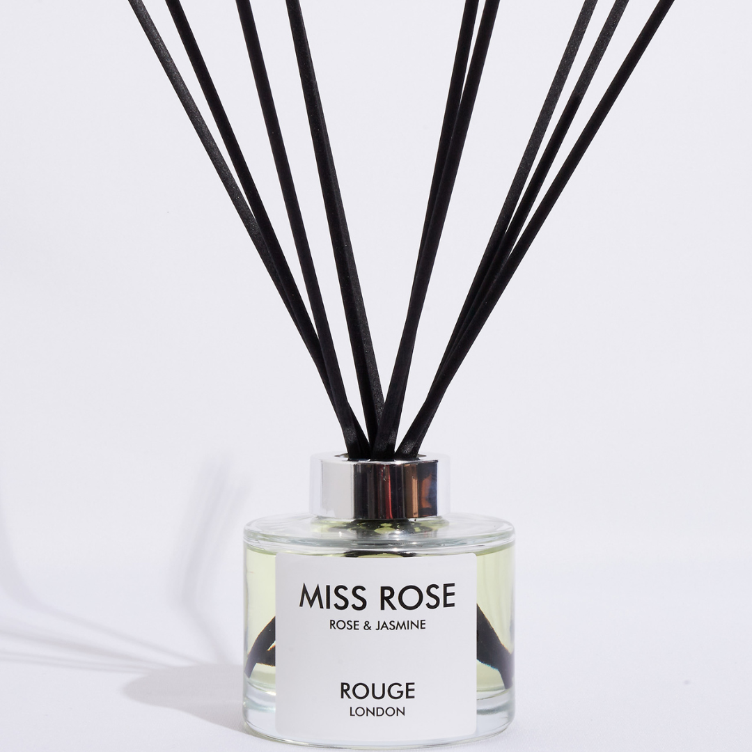 Miss Rose - Rose & Jasmine Luxury Scented Reed Diffuser – Happy Scent Co